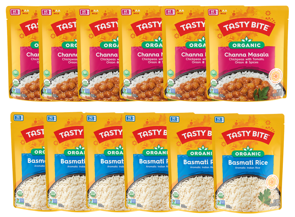 Channa Masala & Basmati Bundle - 12 Pack | Tasty Bite | Tasty Bite