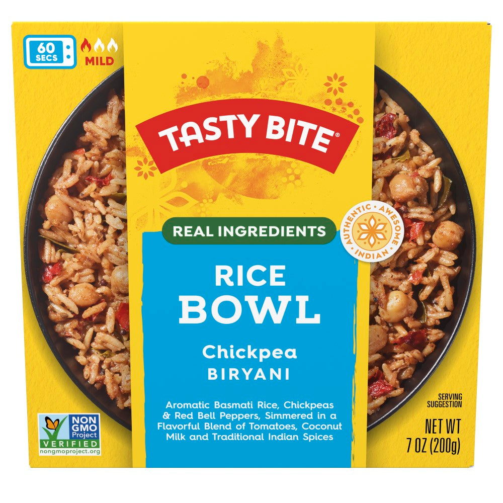 Chickpea Biryani Rice Bowl - 6 pack | Tasty Bite | Tasty Bite