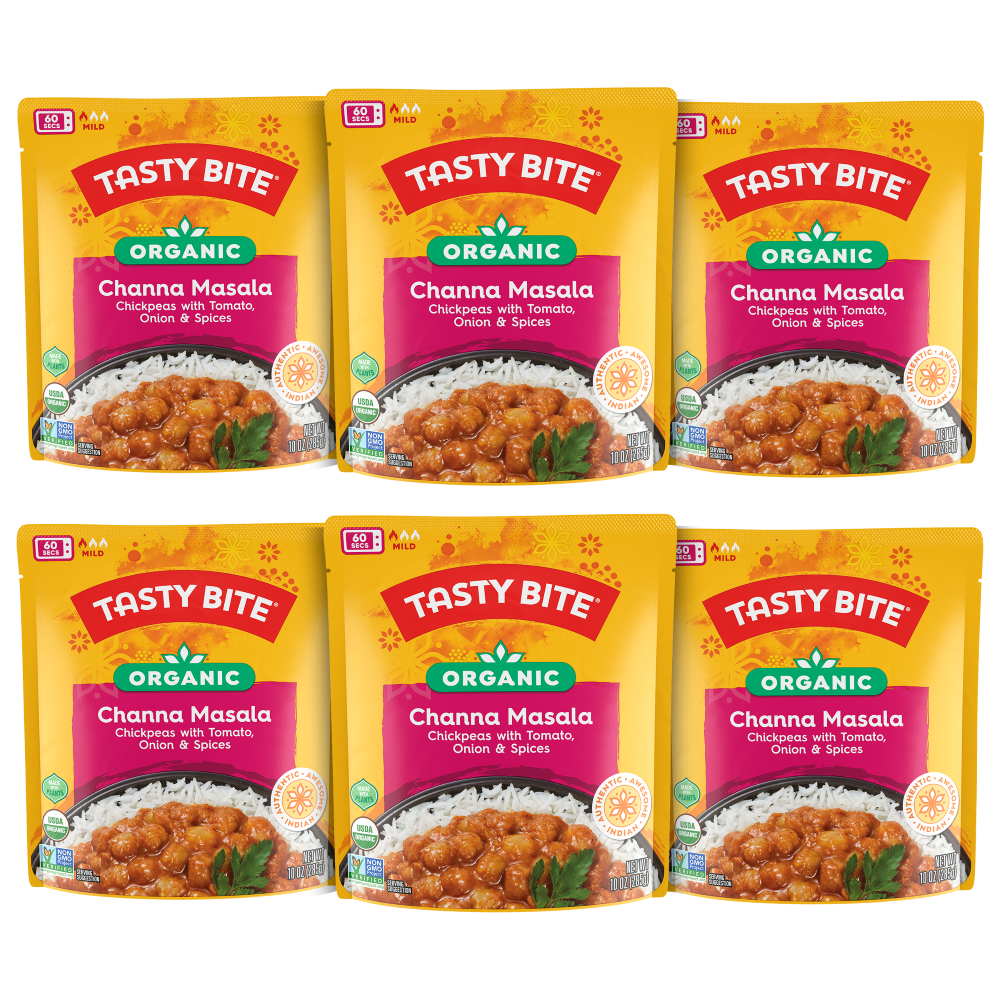 Organic Channa Masala - 6 pack | Tasty Bite | Tasty Bite