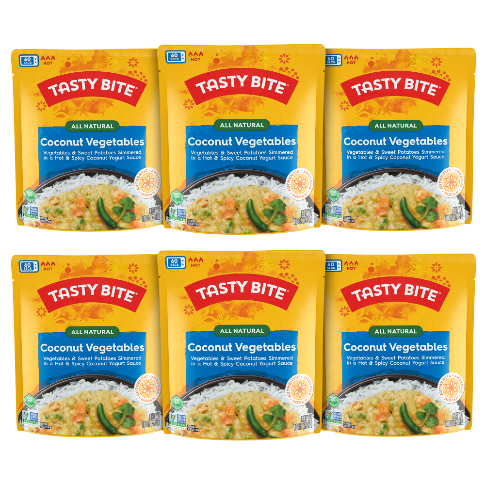Coconut Vegetables - 6 pack | Tasty Bite | Tasty Bite